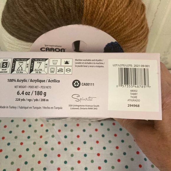 Yarnspiration | Other | Niw Yarnspiration Caron Colorama Ogo Tabby Yarn ...